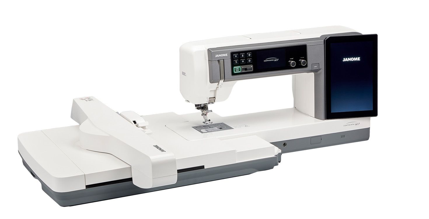 Maquina Coser y Bordar Janome Cm17